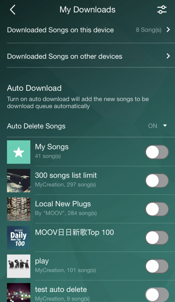 [My Collection]/[My Download] - Home